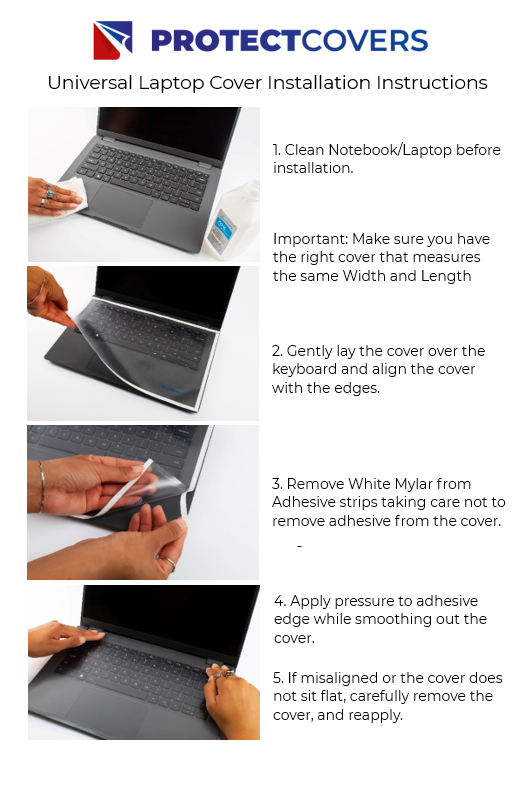 Universal Full Cover Laptop Membrane – PROTECTCOVERS